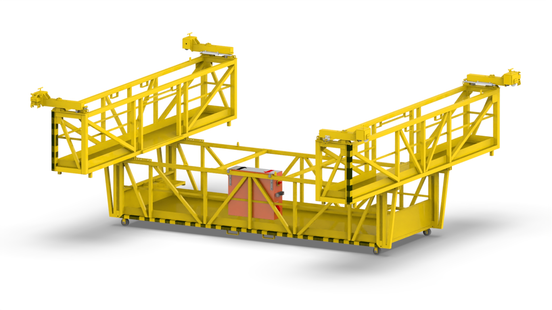 ZPMC maintenance platform STS | Bemo Rail