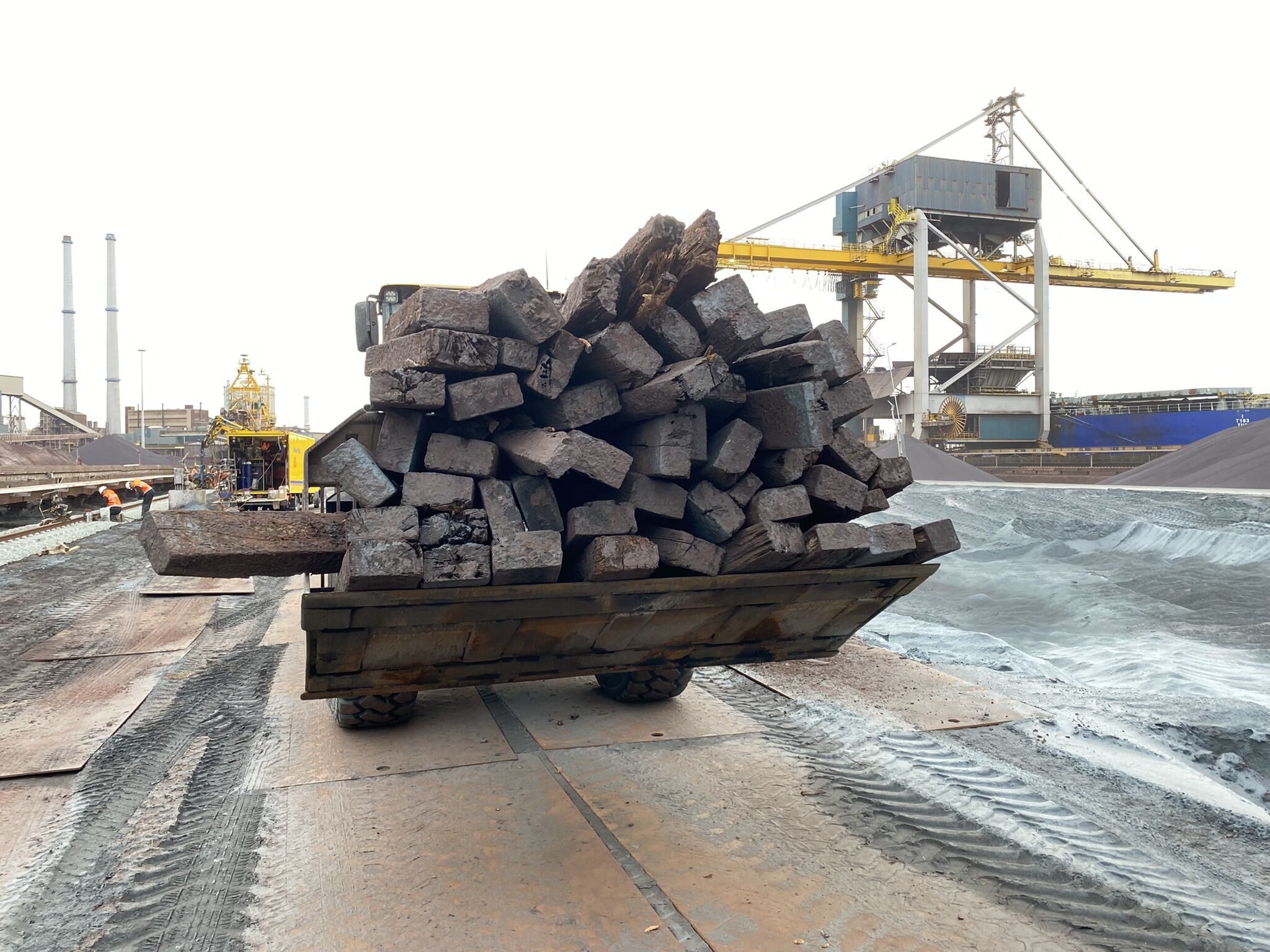 Renovating an old crane track - Bemo Rail