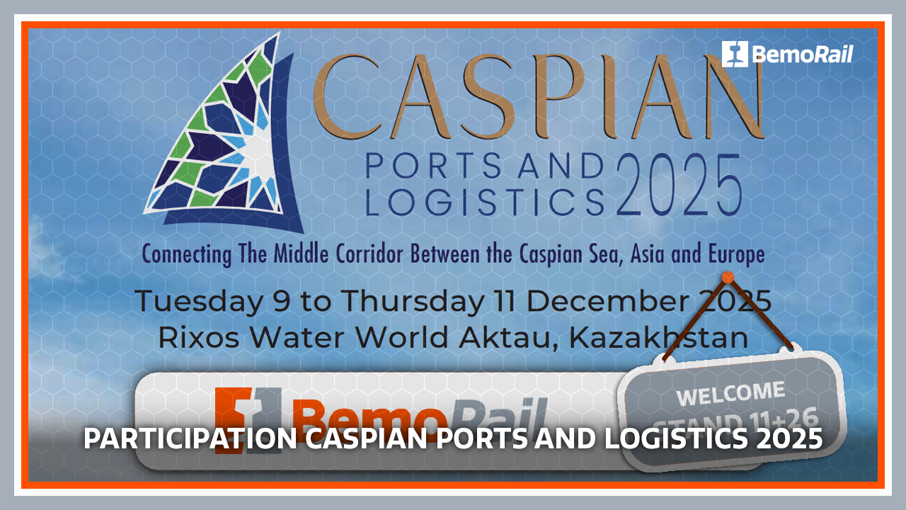 Bemo Rail at Caspian Ports & Logistics 2025 - Bemo Rail